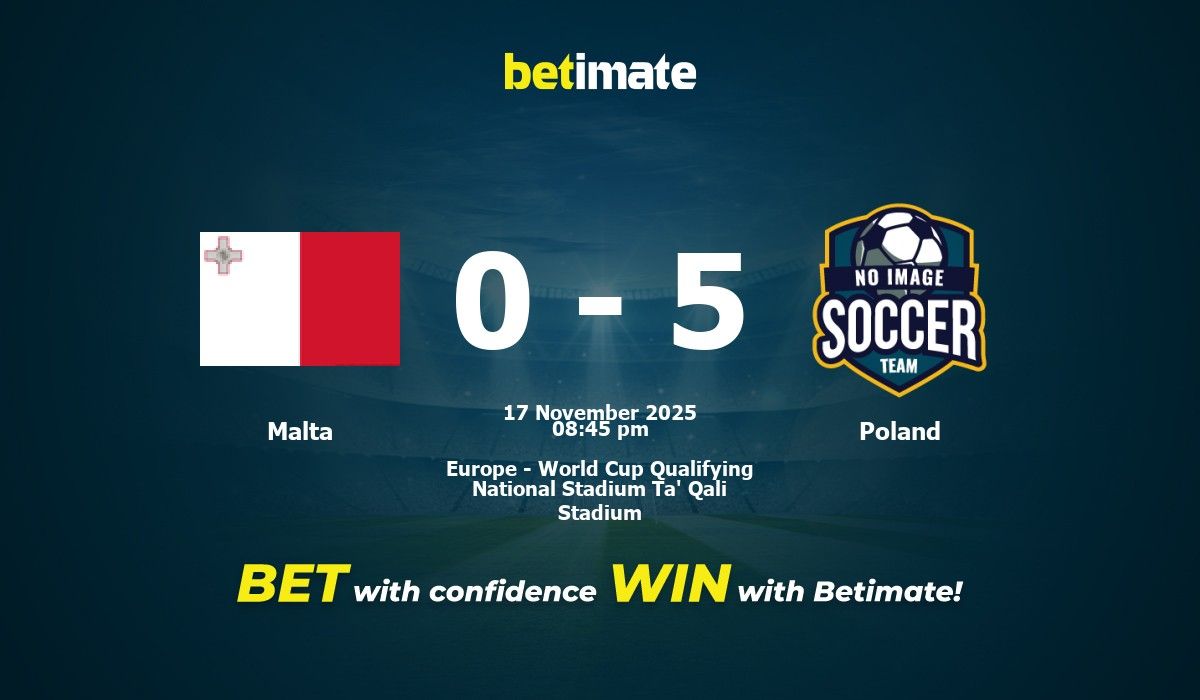 Malta vs Polska – prognoza, kursy i typy bukmacherskie 17.11.2025