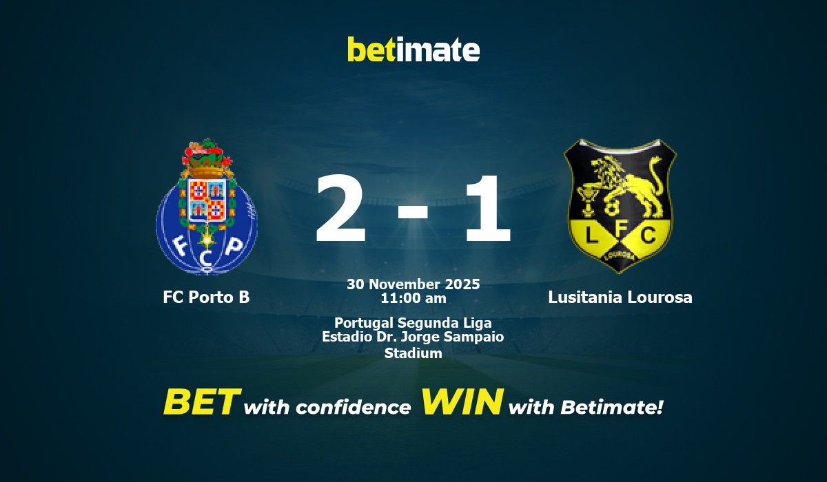 FC Porto B vs Lusitania Lourosa: Prognóstico, Odds e Dicas de Apostas ...