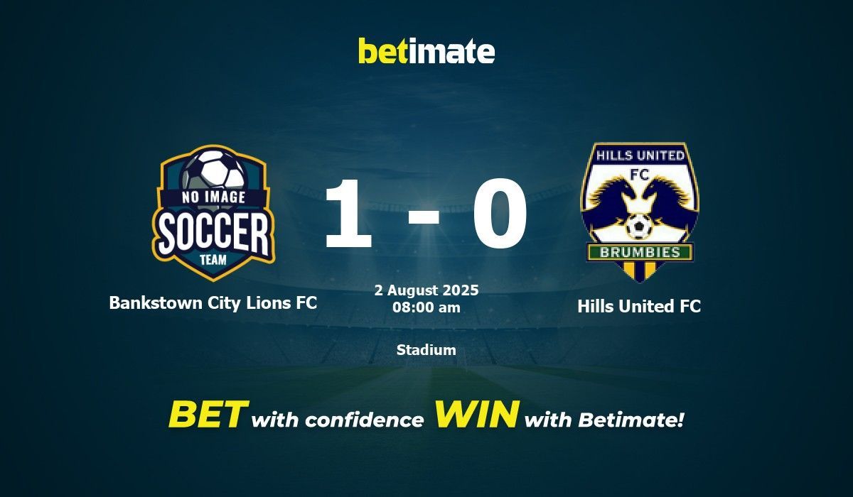 Bankstown City Lions FC mot Hills United FC Förutsägelse, odds och ...
