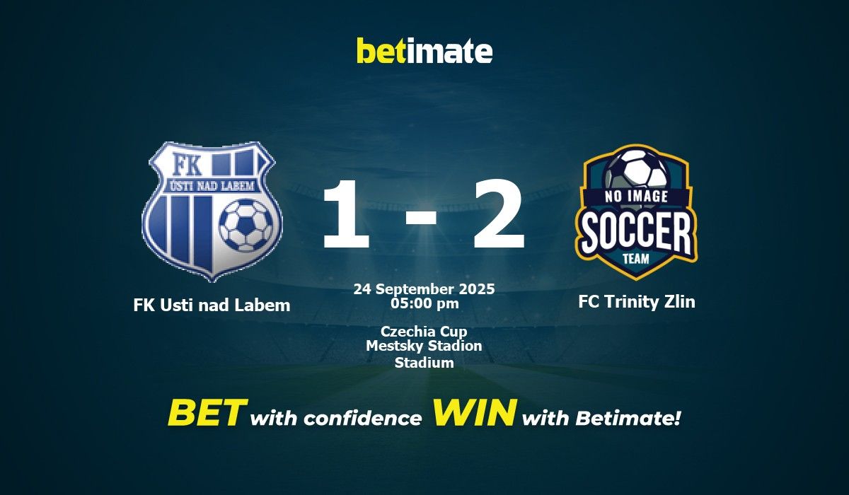FK Usti nad Labem vs FC Trinity Zlin Förutsägelse, odds och speltips ...
