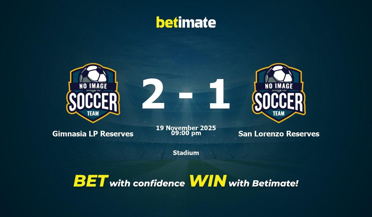 Gimnasia LP Reserves vs San Lorenzo Reserves Förutsägelse, odds och ...