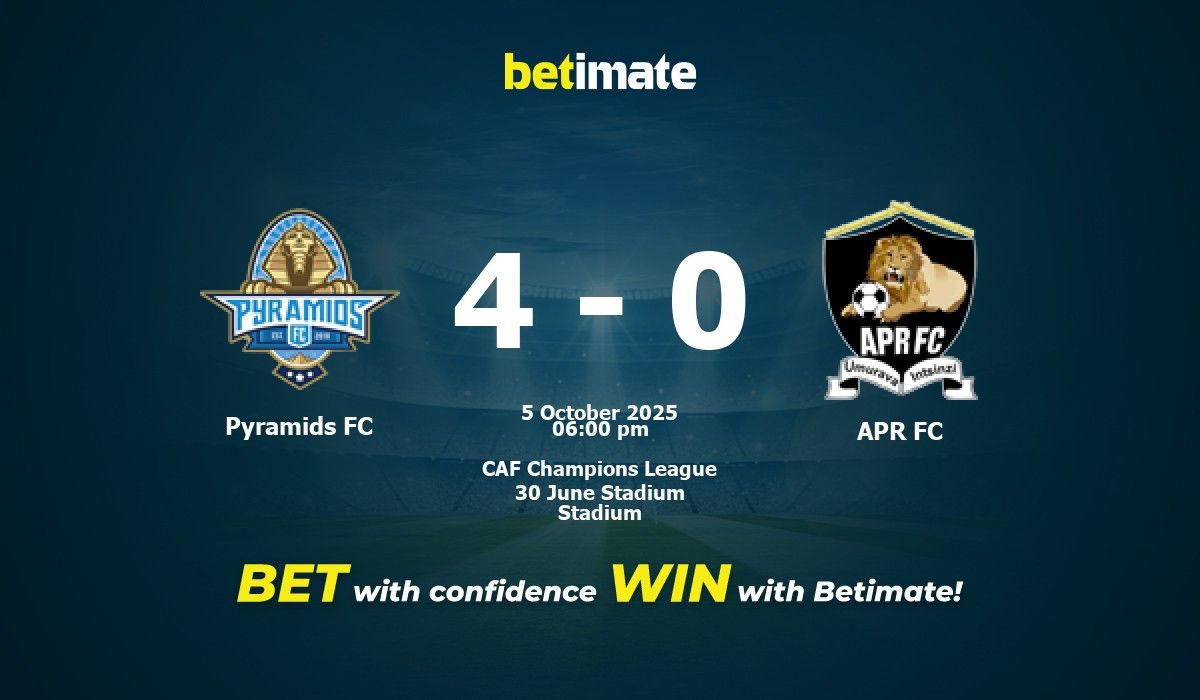 Pyramids FC vs APR FC Förutsägelse, odds och speltips 10/05/2025