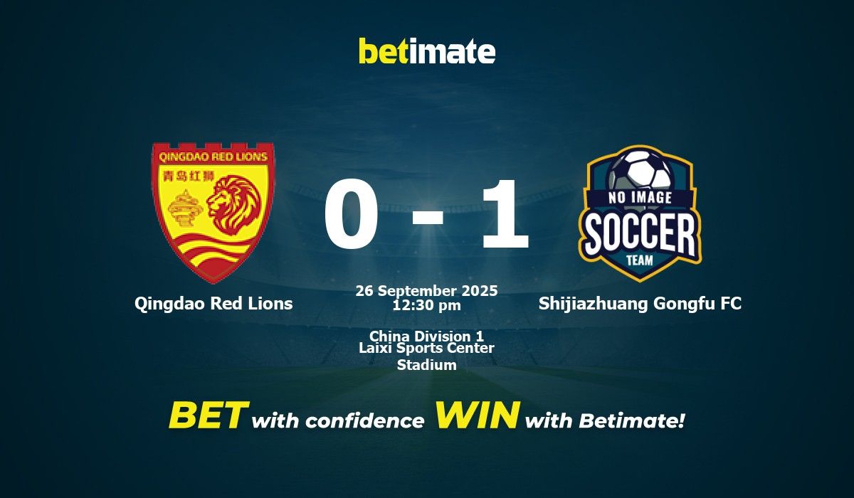 Qingdao Red Lions vs Shijiazhuang Gongfu FC Förutsägelse, odds och ...