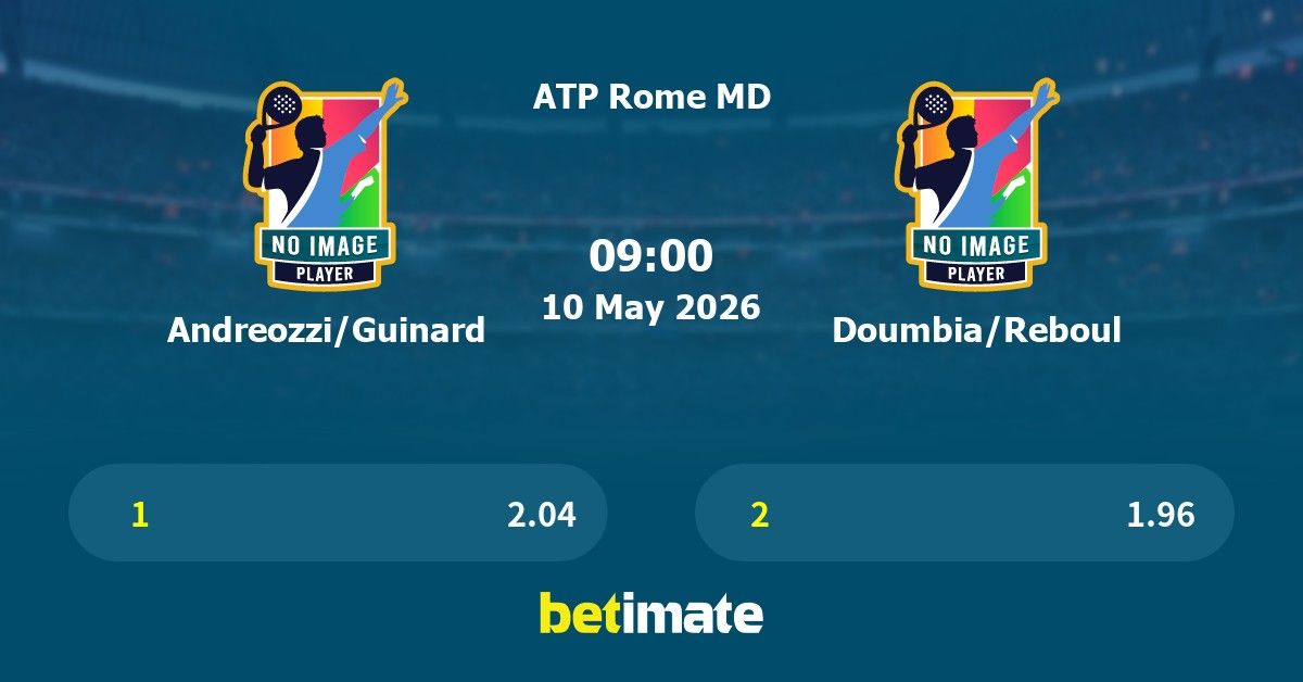 Andreozzi/Guinard vs Doumbia/Reboul Prediction, Tennis Odds & Betting ...