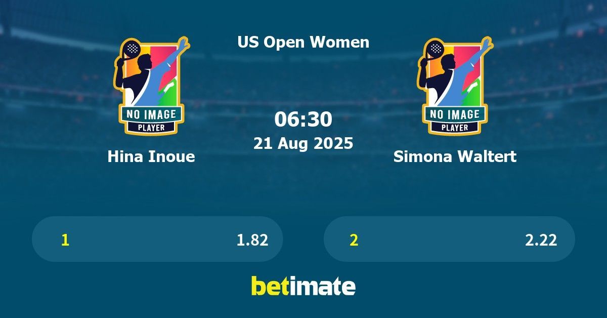 Hina Inoue vs Simona Waltert Prediction, Tennis Odds & Betting Tips 21/08/2025