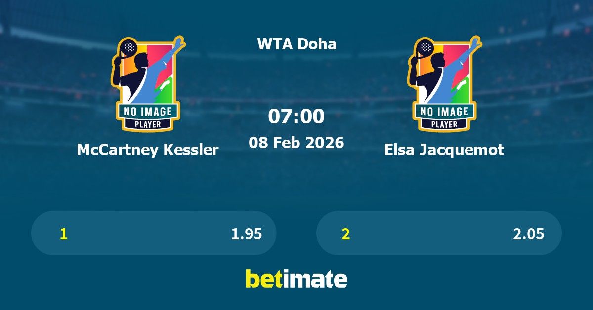 McCartney Kessler vs Elsa Jacquemot Prediction, Tennis Odds & Betting ...