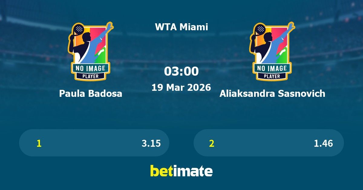 Paula Badosa vs Aliaksandra Sasnovich Prediction, Tennis Odds & Betting ...