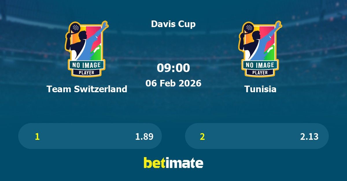 Team Switzerland vs Tunisia Prediction, Tennis Odds & Betting Tips 06 ...