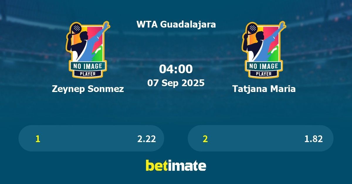 Zeynep Sonmez vs Tatjana Maria Prediction, Tennis Odds & Betting Tips ...