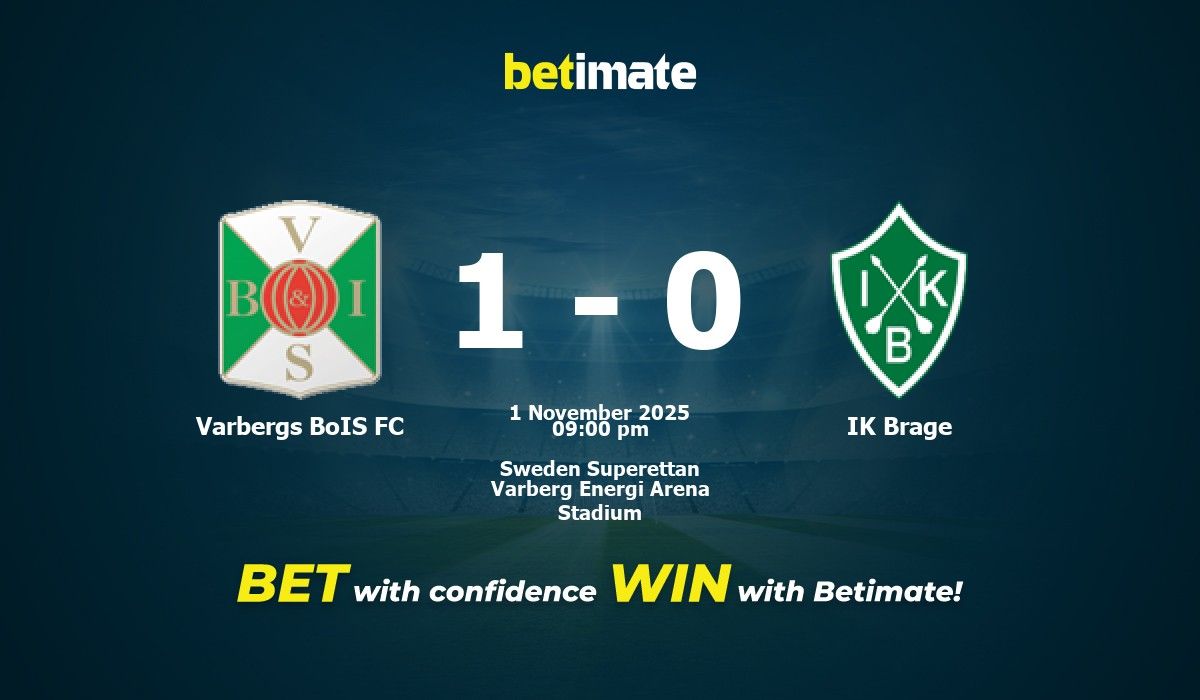 การทำนาย Varbergs BoIS FC กับ IK Brage อัตราต่อรองและเคล็ดลับการเดิมพัน ...