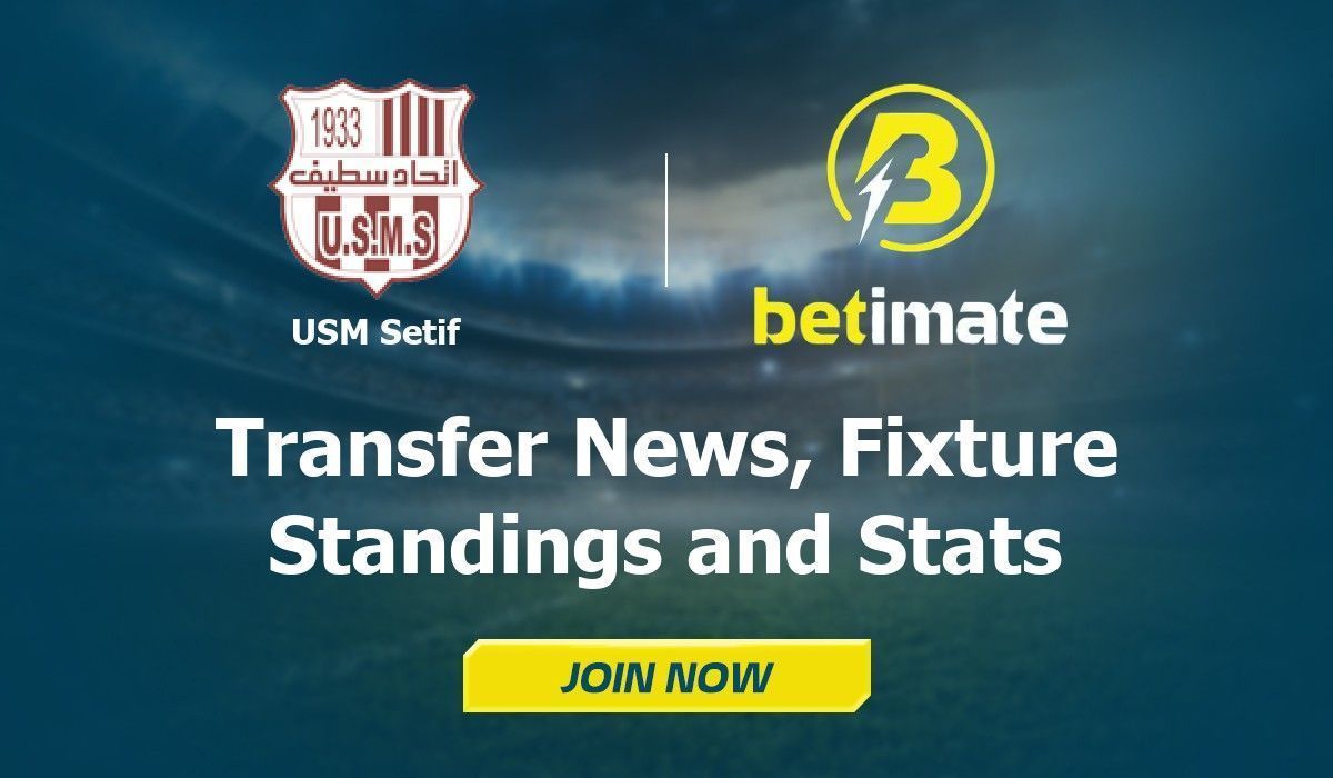 USM Setif - Fixtures, tables & standings, players, stats and news