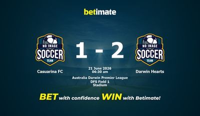 Casuarina FC vs Darwin Hearts Prediction, Odds & Betting Tips 06/21/2026