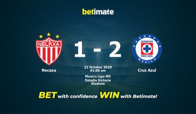 Necaxa U21 vs Cruz Azul U21 Prediction, Odds & Betting Tips 10/21/2025