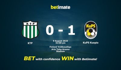 KTP vs KuPS Kuopio Förutsägelse, odds och speltips 08/09/2025