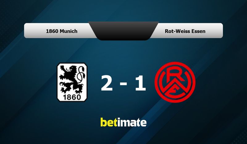 1860 Munich vs Rot-Weiss Essen Prediction, Odds & Betting Tips 01/17/2026