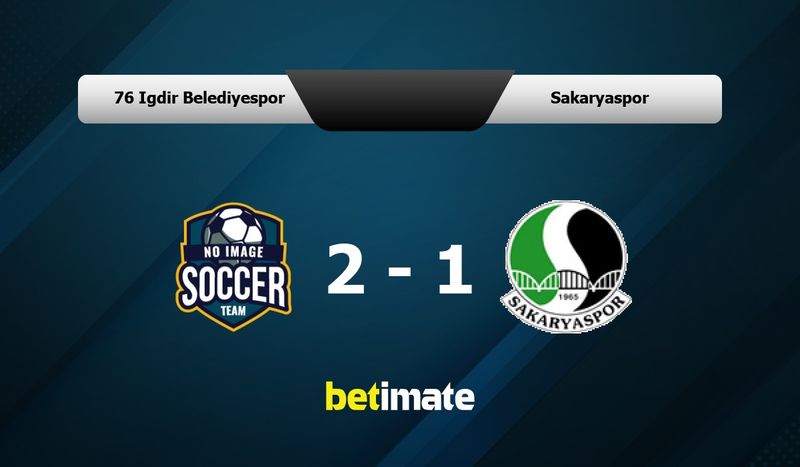 76 Igdir Belediyespor vs Sakaryaspor Prediction, Odds & Betting Tips 01 ...
