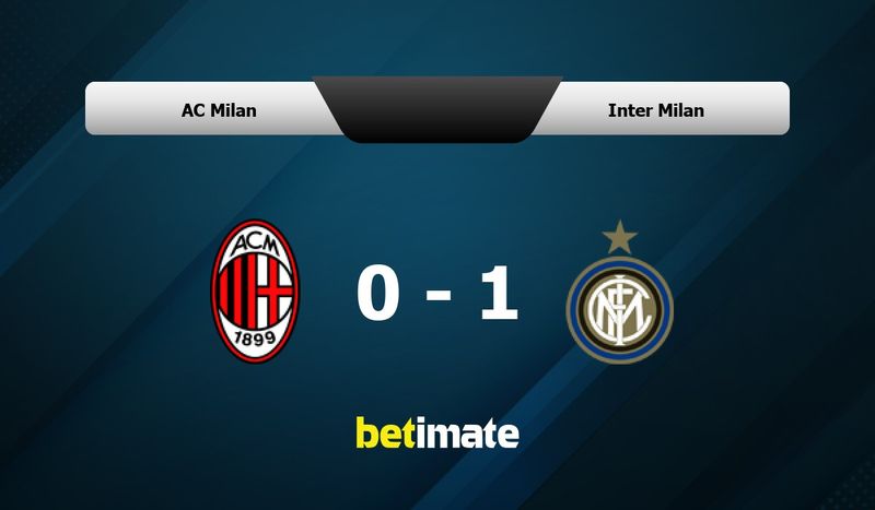 Pronostic, cotes et conseils de paris pour le match AC Milan - Inter ...