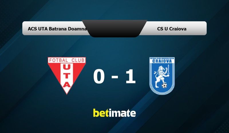 ACS UTA Batrana Doamna vs CS U Craiova Prediction, Odds & Betting Tips ...