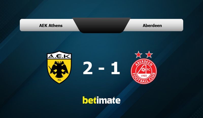AEK Athens vs Aberdeen Prediction, Odds & Betting Tips 10/23/2025