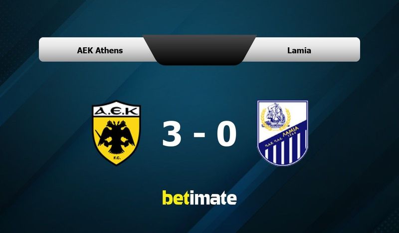 AEK Athens vs Lamia Prediction, Odds & Betting Tips 08/24/2024