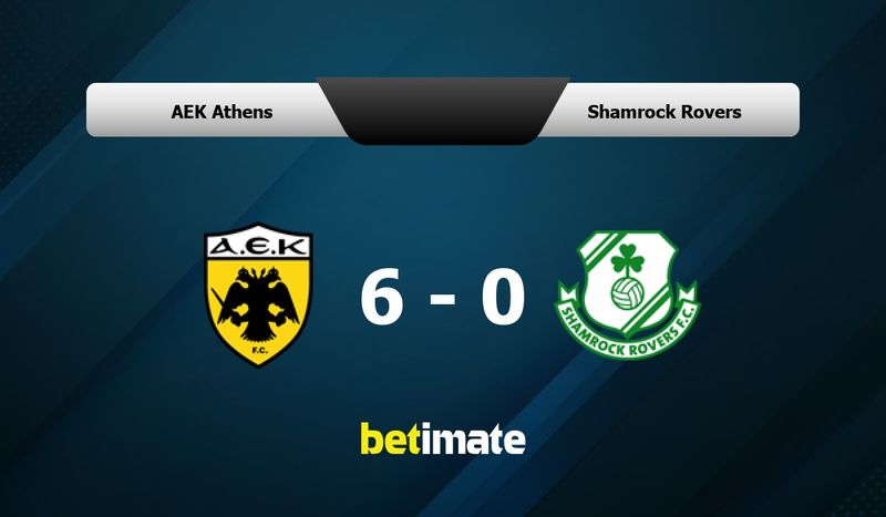 AEK Athens vs Shamrock Rovers 경기 예측, 배당률 및 베팅 팁 2025년 11월 6일