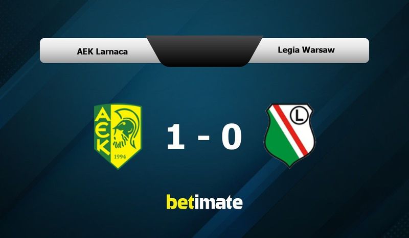 AEK Larnaca vs Legia Varsovia: Pronóstico, cuotas y pronósticos de apuestas (08/07/2025)