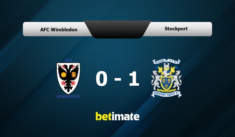 AFC Wimbledon vs Stockport Prediction, Odds & Betting Tips 04/15/2026