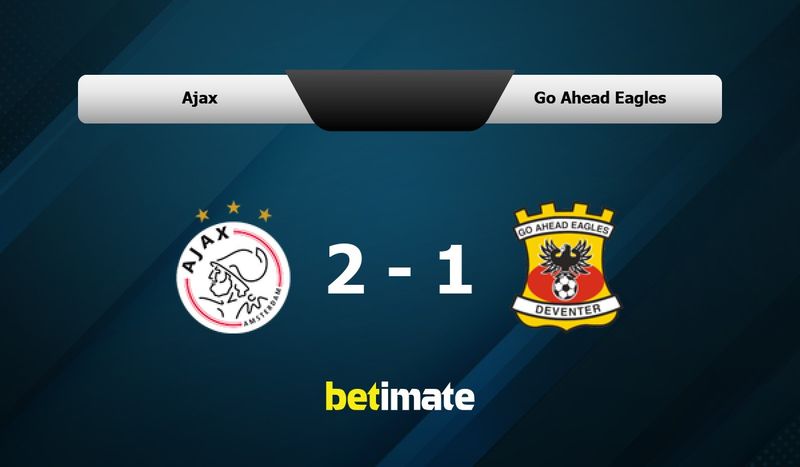 Ajax vs Go Ahead Eagles Prediction, Odds & Betting Tips 01/17/2026