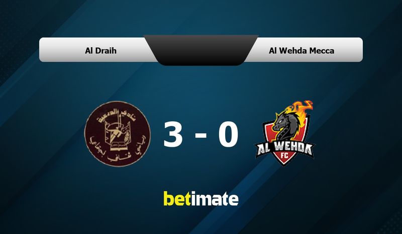 Al Draih vs Al Wehda Mecca Prediction, Odds & Betting Tips 02/04/2026
