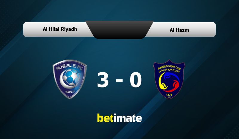 Al Hilal Riyadh vs Al Hazm Prediction, Odds & Betting Tips 01/08/2026
