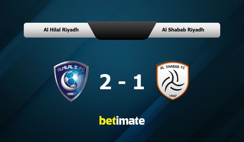 Al Hilal Riyadh vs Al Shabab Riyadh Prediction, Odds & Betting Tips 10 ...