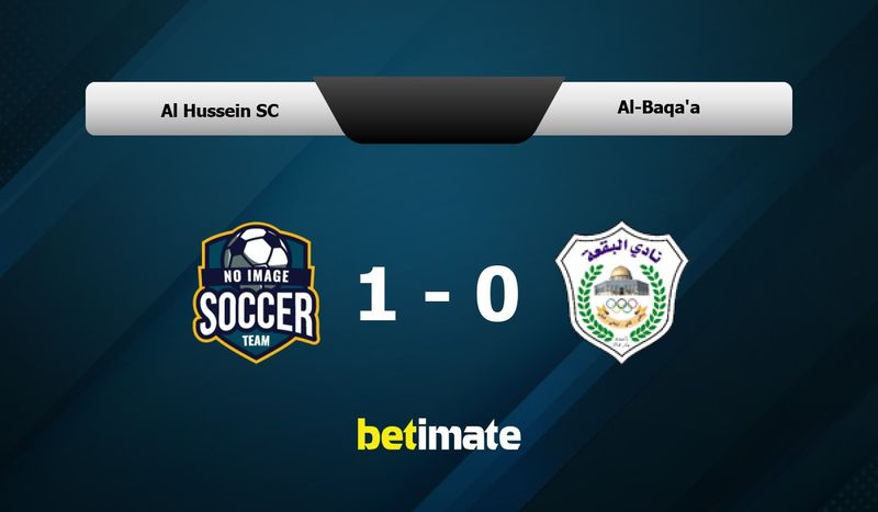 Al Hussein SC vs Al-Baqa'a Prediction, Odds & Betting Tips 10/11/2025
