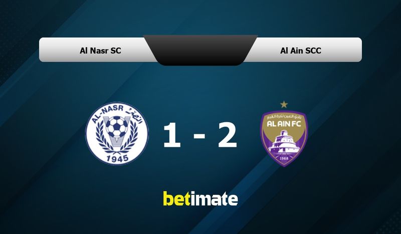 Pronostici, quote e consigli per le scommesse Al Nasr SC vs Al Ain SCC ...