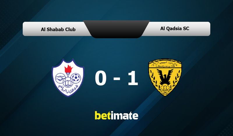 Al Shabab Club vs Al Qadsia SC Förutsägelse, odds och speltips 18/09/2025
