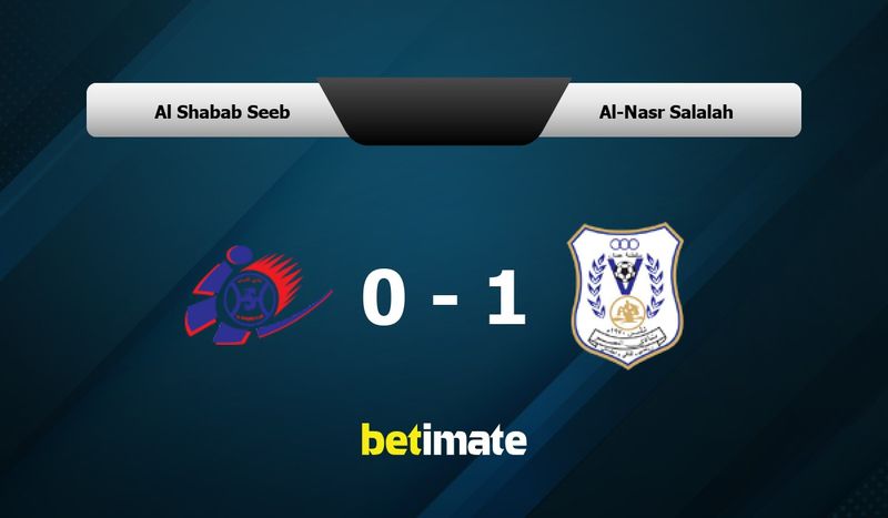 Pronostic, cotes et conseils de paris pour le match Al Shabab Seeb vs ...