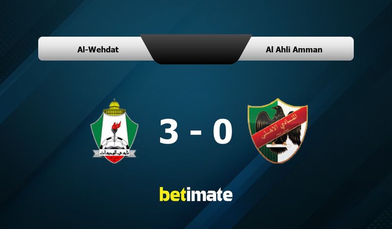Al-Wehdat vs Al Ahli Amman Prediction, Odds & Betting Tips 12/11/2025