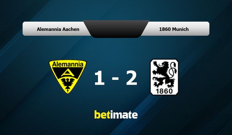 Alemannia Aachen vs 1860 Munich Prediction, Odds & Betting Tips 08/23/2025