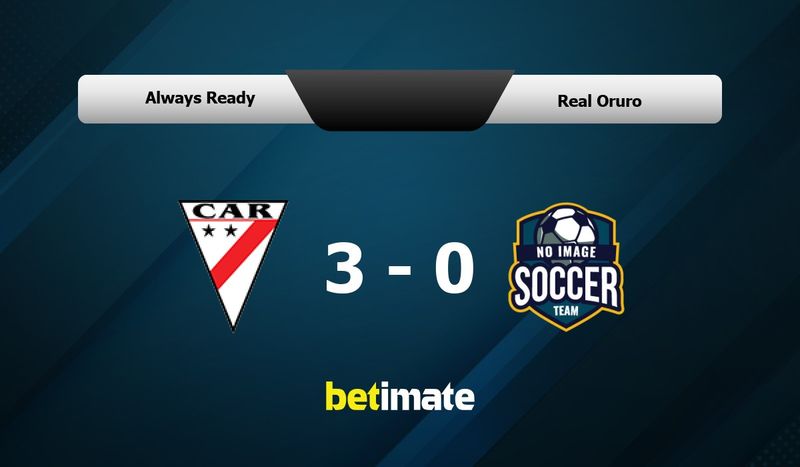 Always Ready vs Real Oruro : pronostics, cotes et conseils de paris (29 ...