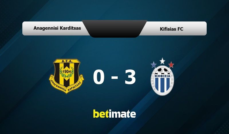 Anagennisi Karditsas vs Kifisias FC Prédiction, cotes et conseils de ...
