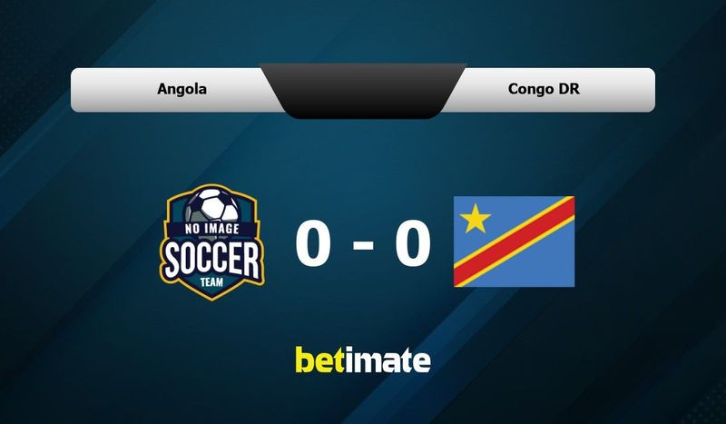 Pronostic, cotes et conseils de paris Angola vs RD Congo (14/08/2025)