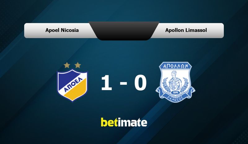 Apoel Nicosia vs. Apollon Limassol Ennuste, Kertoimet ja ...
