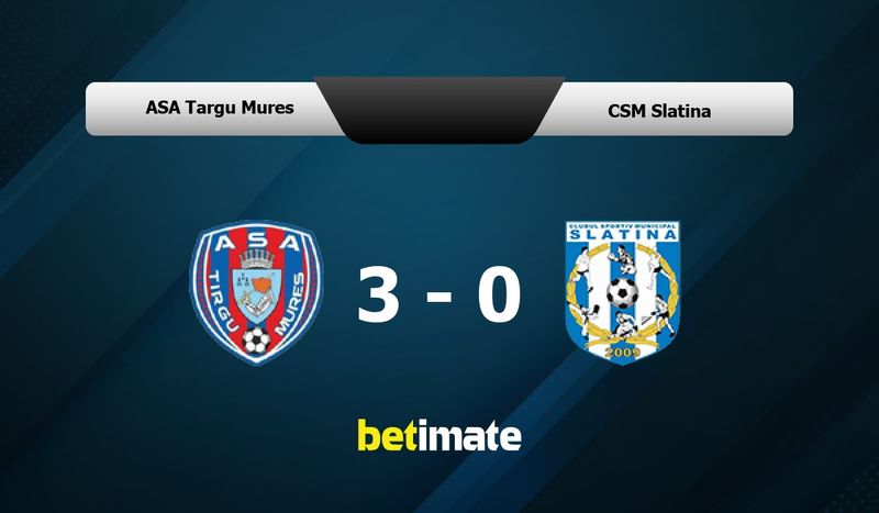 ASA Targu Mures vs CSM Slatina Prediction, Odds & Betting Tips 10/25/2025