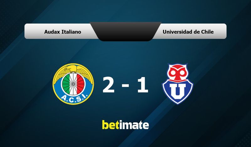 Audax Italiano vs Universidad de Chile Prediction, Odds & Betting Tips ...
