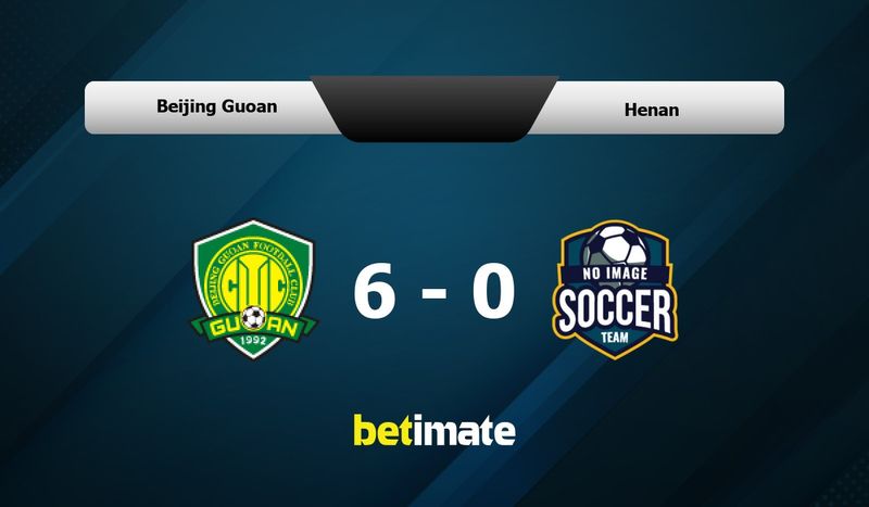 Pronostic, cotes et conseils de paris pour le match Beijing Guoan vs ...