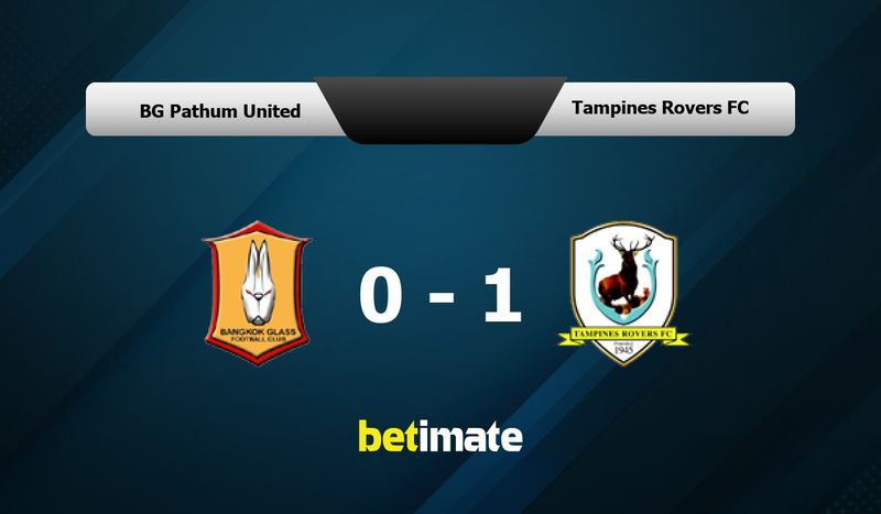 BG Pathum United vs Tampines Rovers FC Prediction, Odds & Betting Tips ...