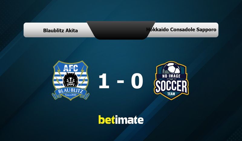Blaublitz Akita vs Hokkaido Consadole Sapporo Prediction, Odds ...