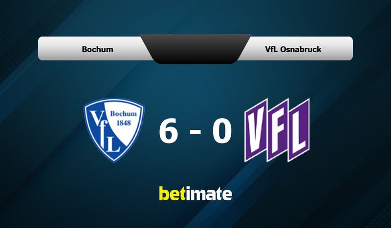 Pronóstico, cuotas y consejos de apuestas para el partido Bochum vs VfL ...