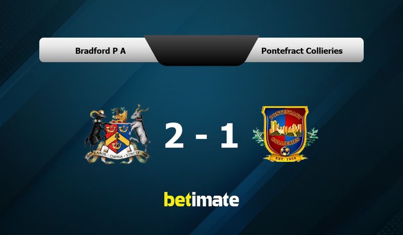 Bradford P A vs Pontefract Collieries Prediction, Odds & Betting Tips ...