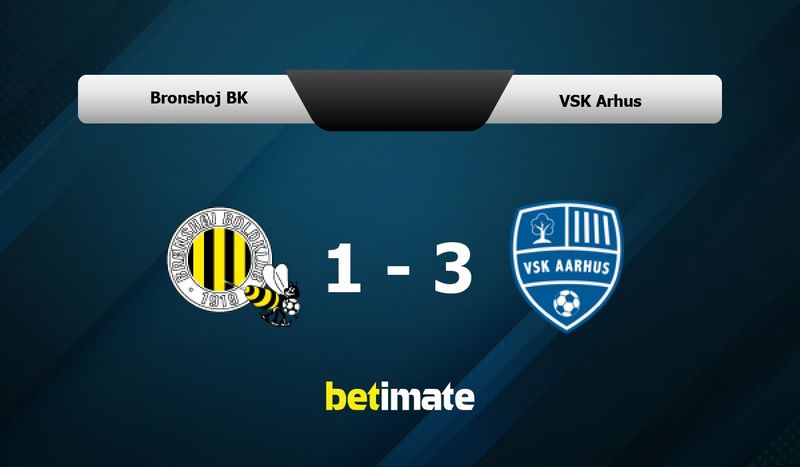 Bronshoj BK vs VSK Arhus Prediction, Odds & Betting Tips 09/23/2025