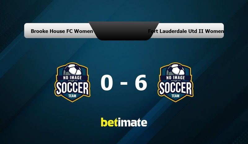 Brooke House FC Women vs Fort Lauderdale Utd II Women Prediction, Odds ...